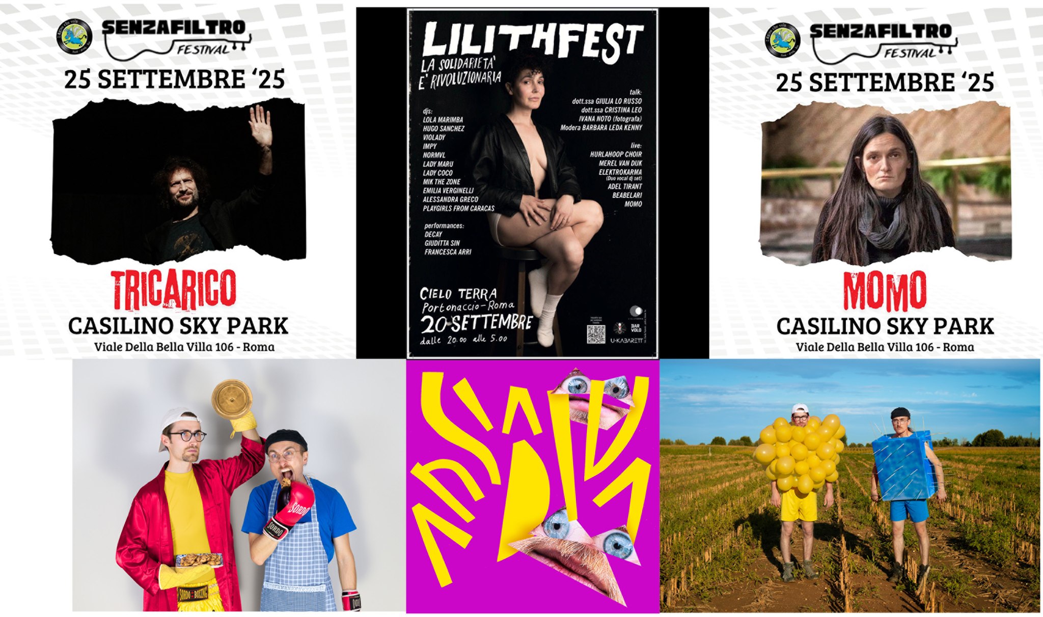 Lilith Fest, Momo, Tricarico e i sordi a “Drive in Saturday” del 20/9 ...